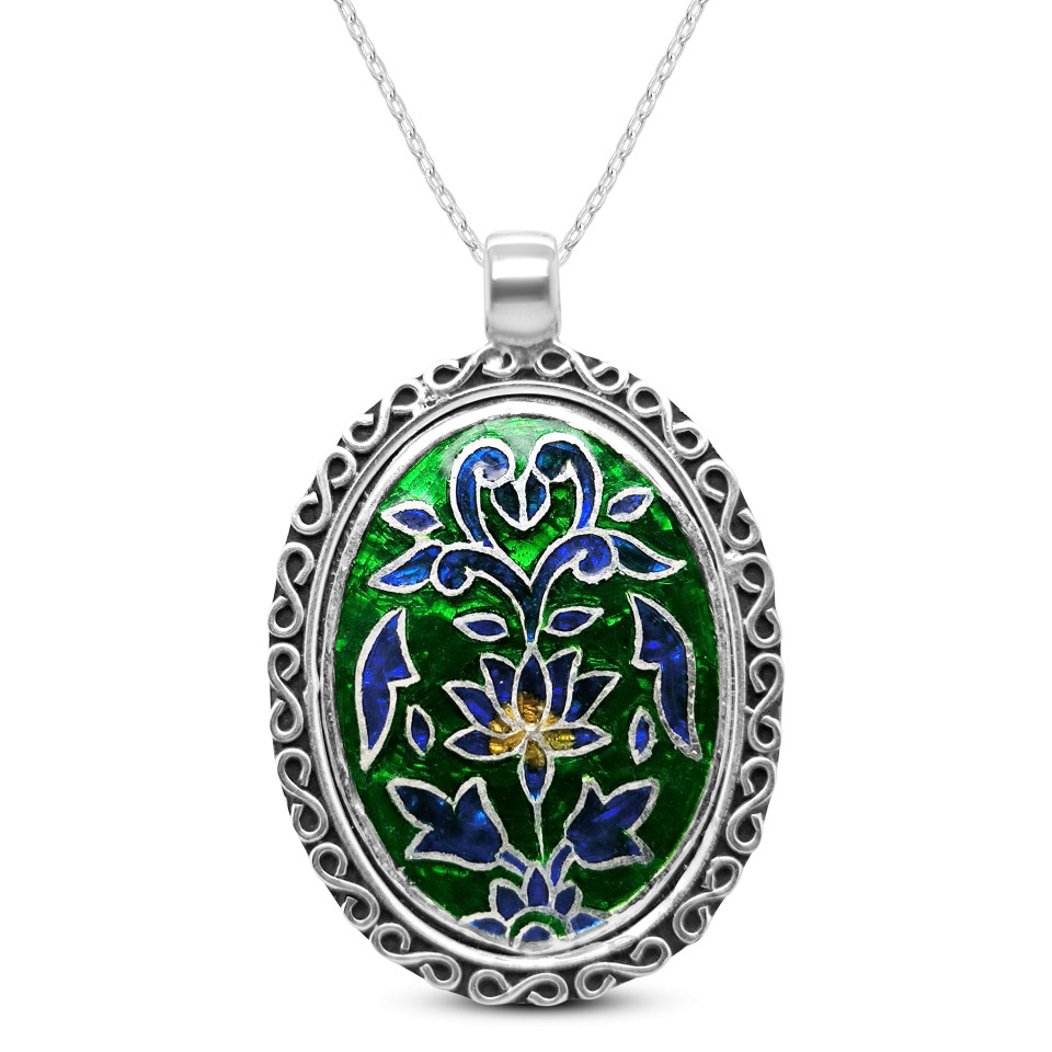 Pandantiv Argint cu Email - Babilonya