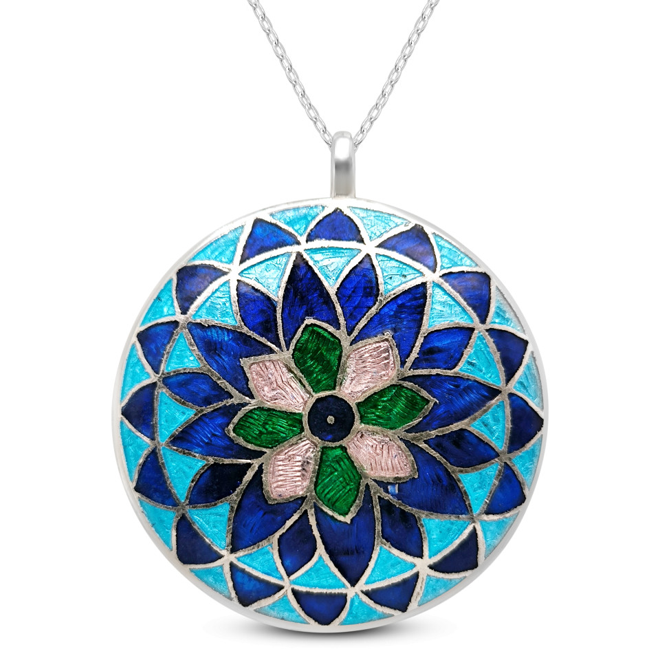 Pandantiv Argint cu Email - Babilonya