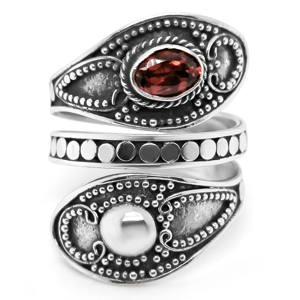 Inel Argint cu Granat - Babilonya